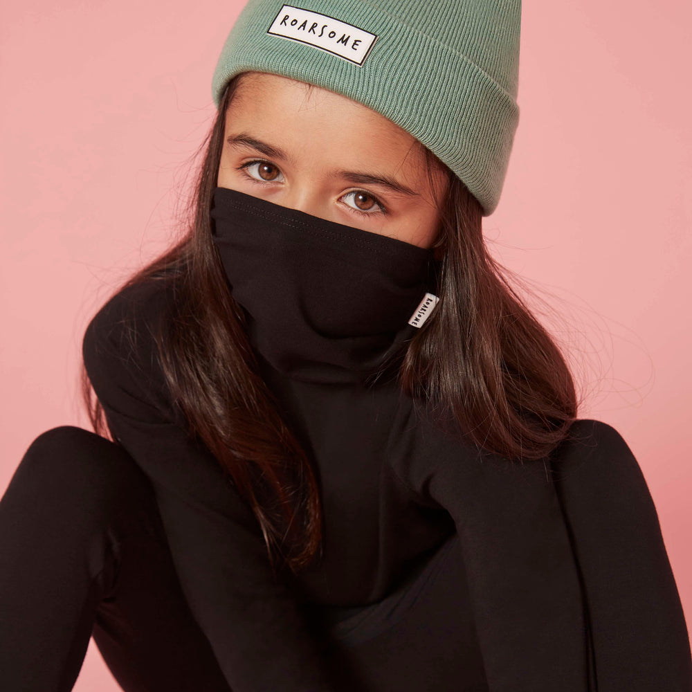 Kids Base Layers - Midnight Black & Roarsome