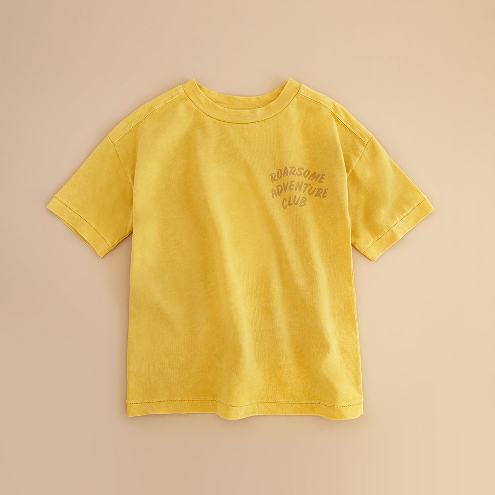 Adventure Club - Kids School Bus T-Shirt & Roarsome