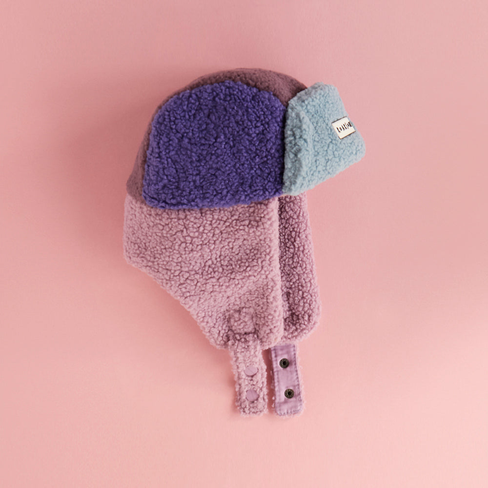 Kids Trapper Hats - Pink/Lilac & Roarsome