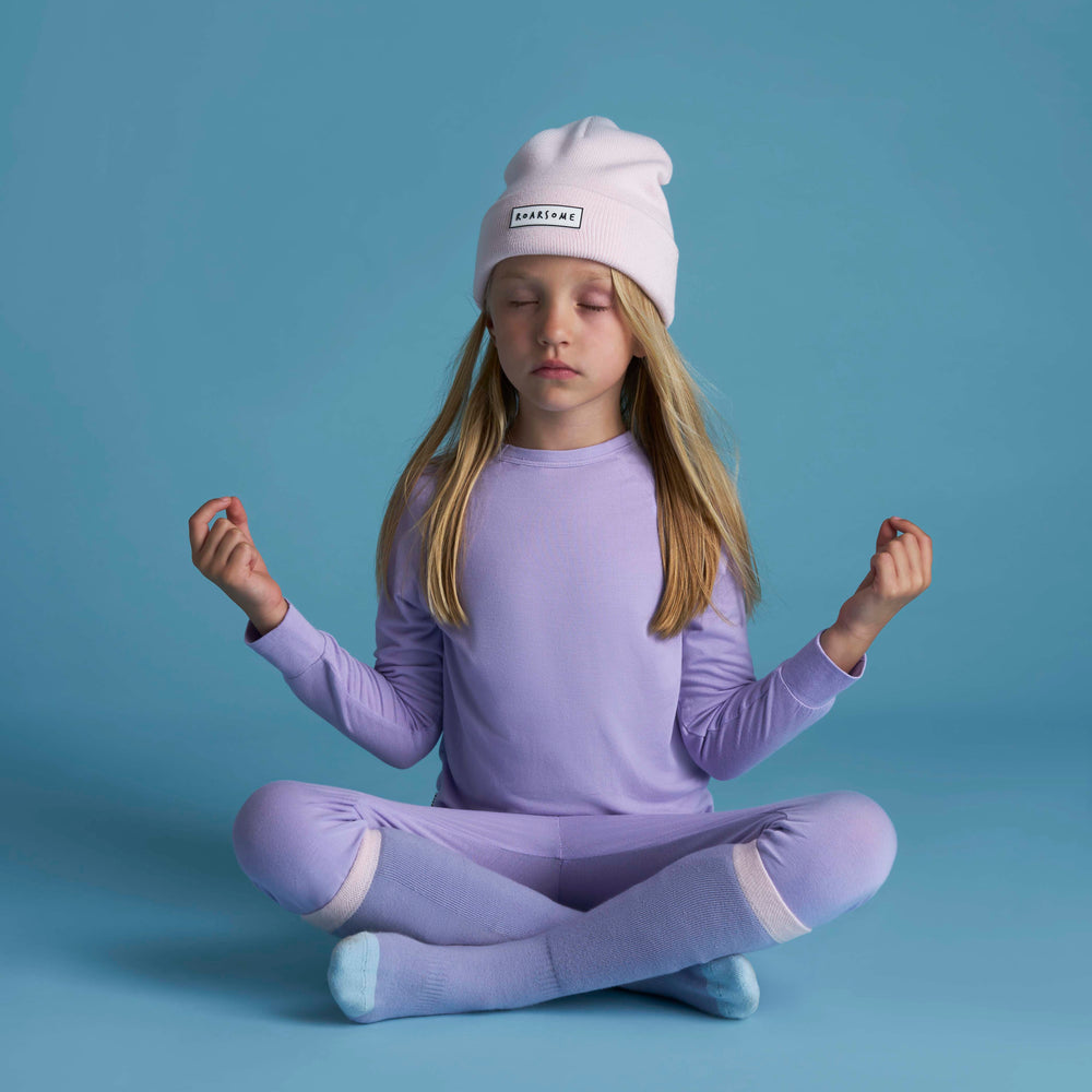 Kids Base Layers - Dusk Lilac & Roarsome