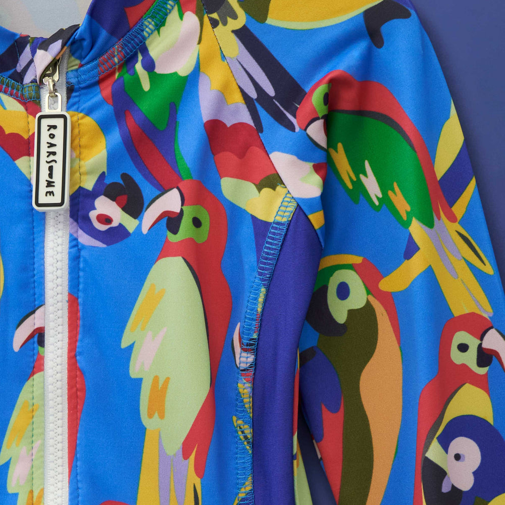 Squawk the Parrot - Kids Swim Suit & Roarsome