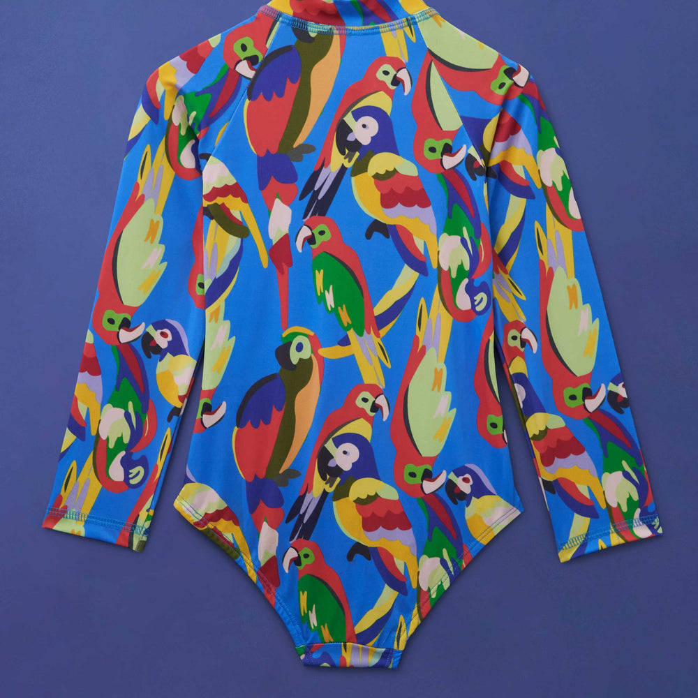 Squawk the Parrot - Kids Swim Suit & Roarsome