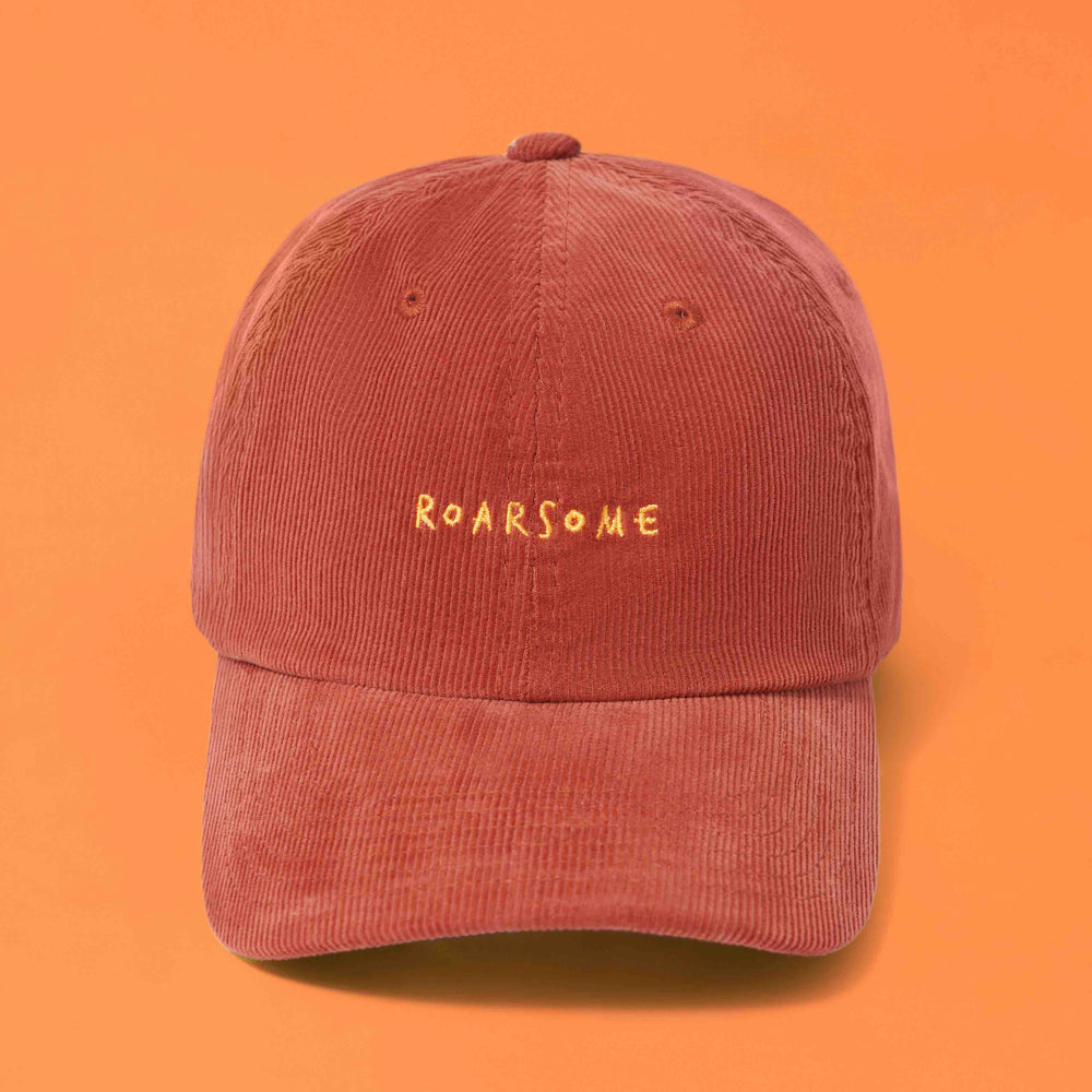 Corduroy Cap - Rust & Roarsome
