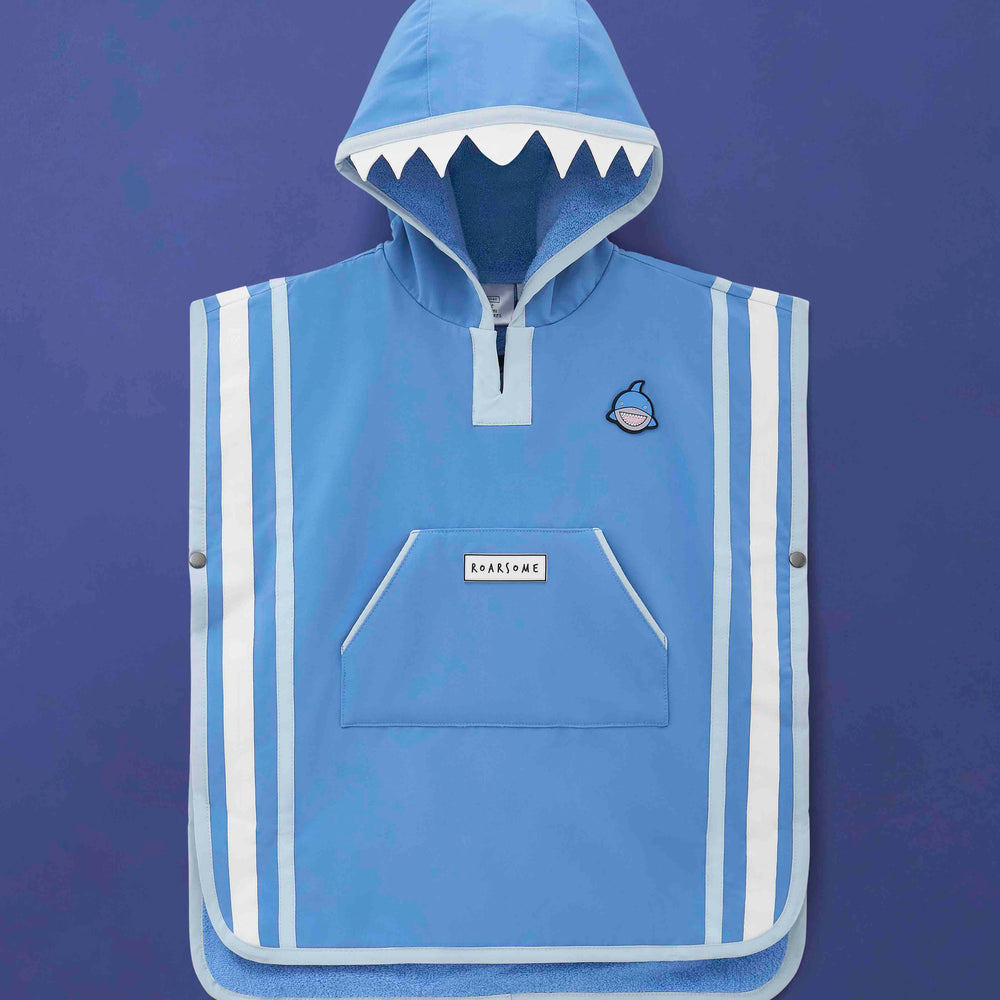 Reef the Shark - Kids Poncho Towel & Roarsome