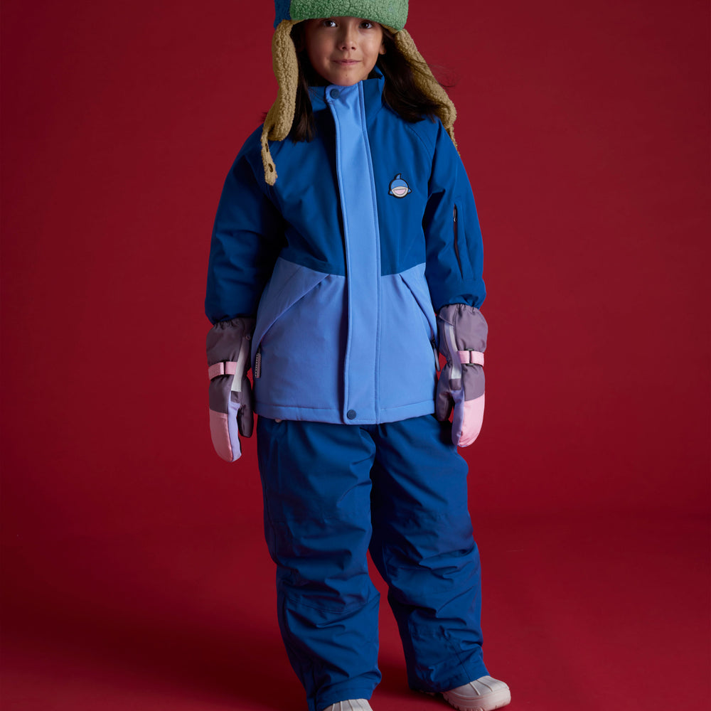 Kids Trapper Hats - Blue/Beige & Roarsome